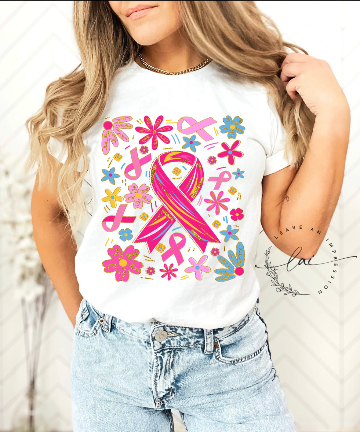 BCA Ribbon with Flowers – Leave an Impression